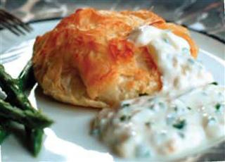 Croustades of Smoked Trout, Asparagus & Yorkshire Blue Cheese - Stir it ...