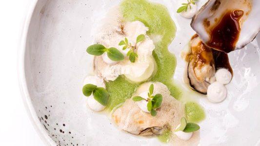 Oysters 3 ways, Cucumber and Aclla Cress - Stir it up Magazine