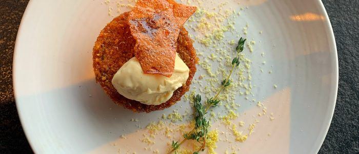 Treacle Tart with Thyme and Cardamom Ice Cream - Stir it up Magazine