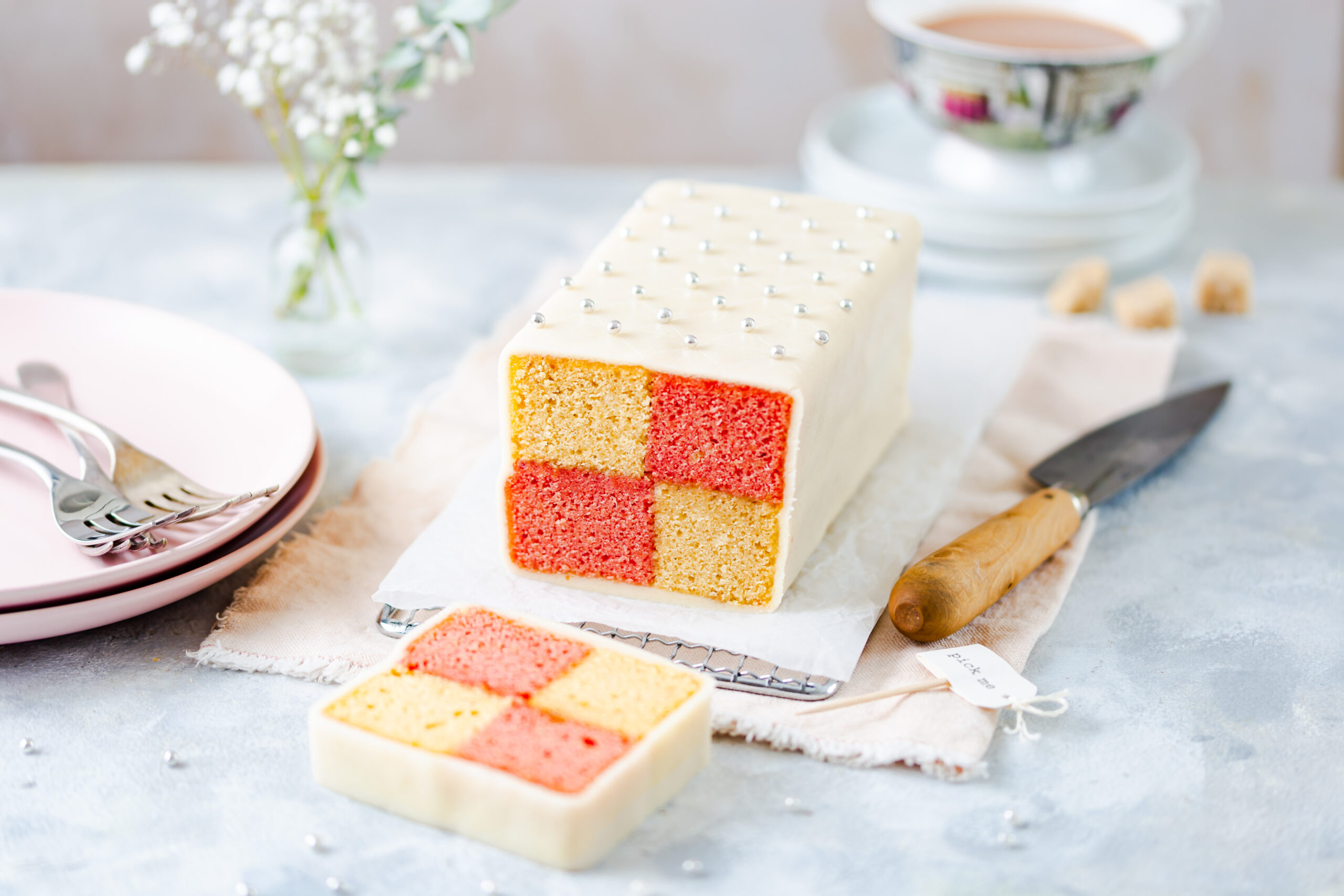 Battenburg Cake - Stir it up Magazine